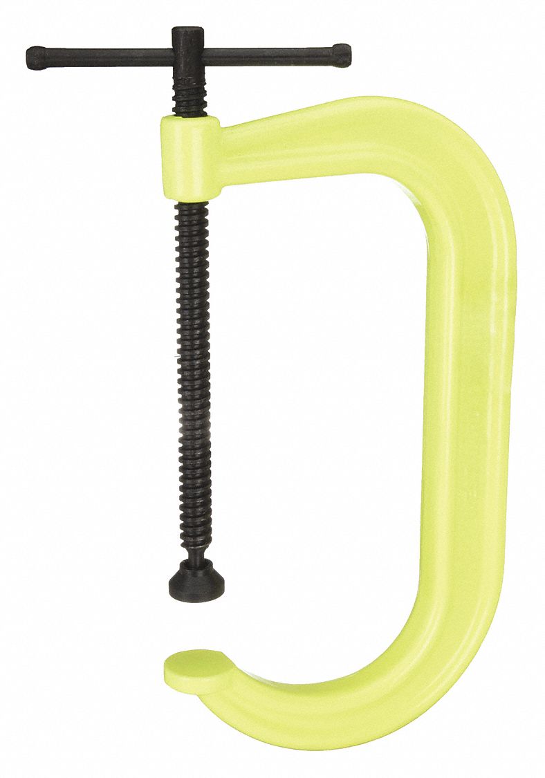 Regular Duty Forged Steel C-Clamp, 10 in Max. Opening, 5 15/16 in ...