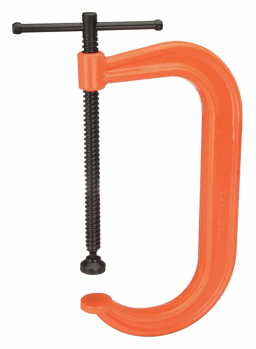 Regular Duty Forged Steel C-Clamp, 10 in Max. Opening, 5 15/16 in ...