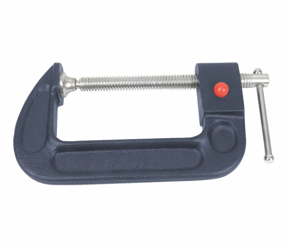 WESTWARD Abrazadera en C, Uso Regular, Hierro Fundido Maleable, 6 ...