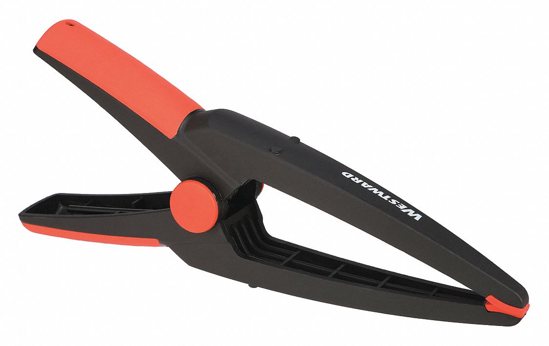 Needle Nose Spring Clamp Max. Jaw Opening (In.) 3, Length (In.) 8-3/4 ...