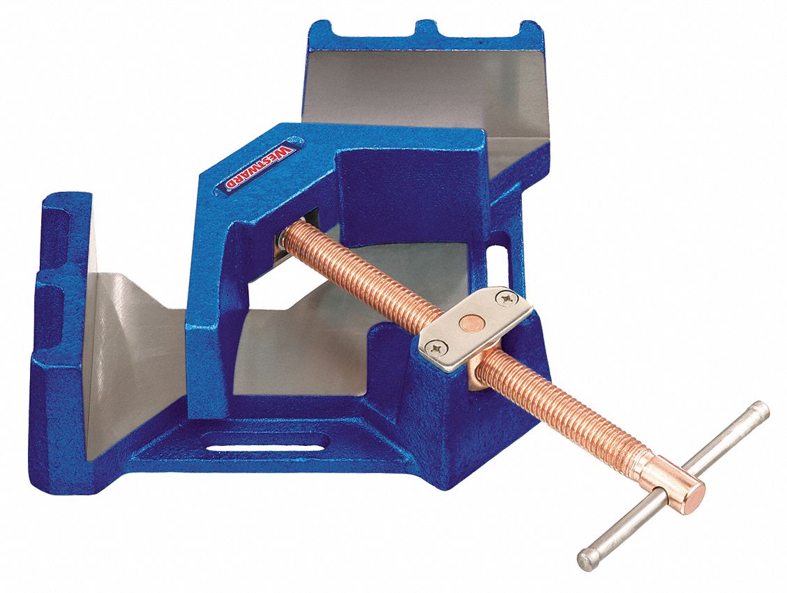 WESTWARD Angle Clamp: 4 1/8 in Miter Capacity (In.), 5 1/4 in Jaw Lg ...
