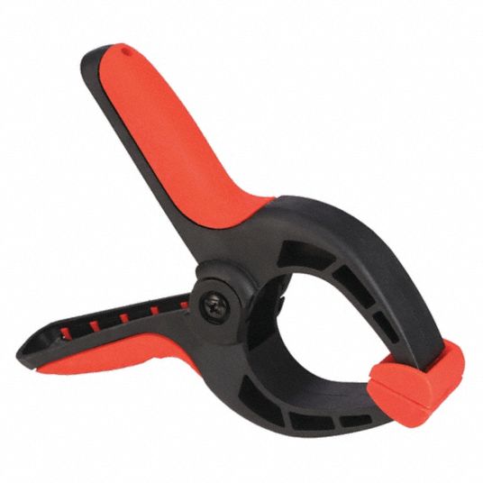 Spring Clamp Max. Jaw Opening (In.) 2-1/2, Length (In.) 6-1/4 - Grainger