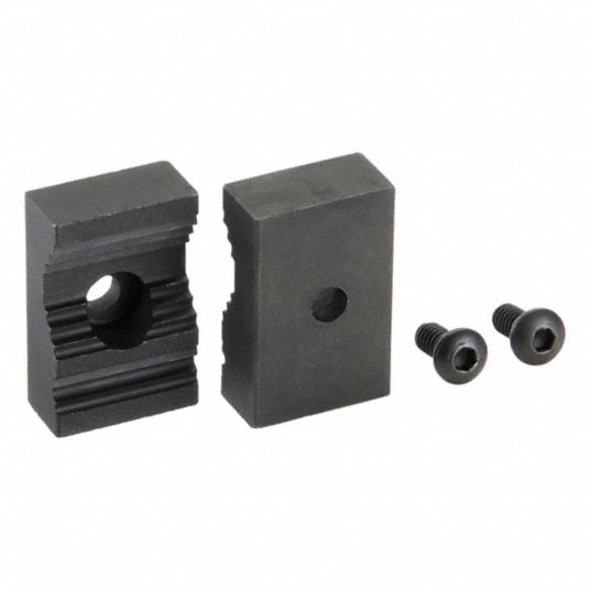 WESTWARD, Steel, (2) Screws, Replacement Pipe Jaws - 10D763|10D763 ...