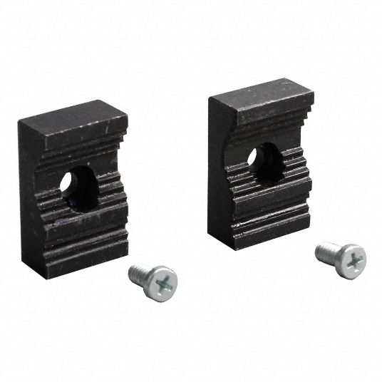 WESTWARD, Steel, (2) Screws, Replacement Pipe Jaws - 10D763|10D763 ...