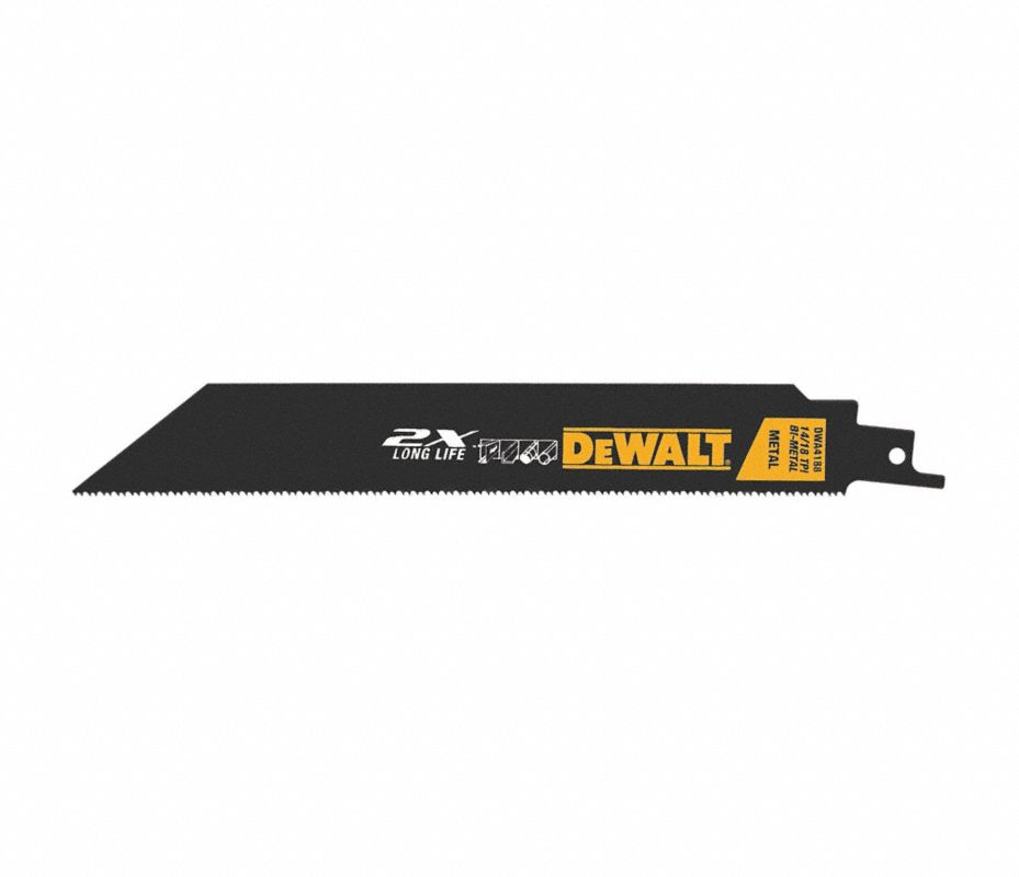 DEWALT Hojas para Sierra Sable, Corte de Metal, 14/18, Metal, Recto ...