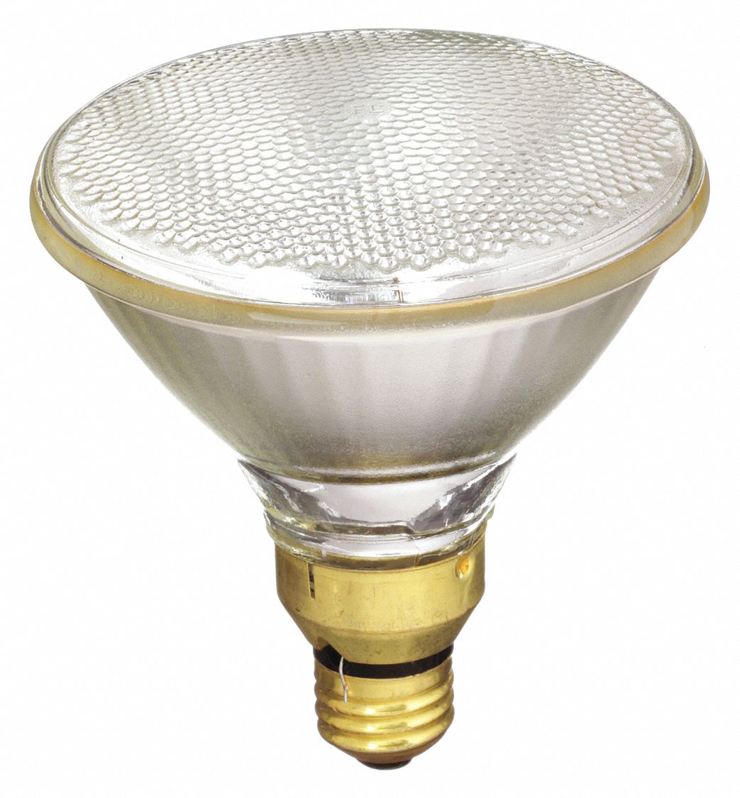 Halogen Lamp, PAR38, Medium Skirted (E26), Lumens 1500, Reflector Bulb ...