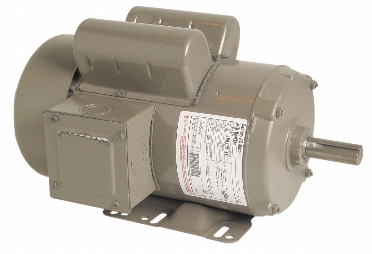 CENTURY GENERAL PURPOSE FARM DUTY MOTOR, HIGH-TORQUE, 2 HP, 1800 RPM ...
