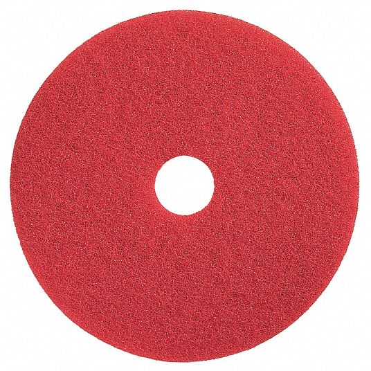 TOUGH GUY 19 in Polyester Fiber Round Buffing and Cleaning Pad, 175 to ...