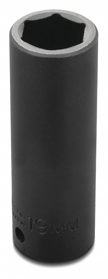 PROTO, 1/2 in Drive Size, Metric, Impact Socket - 10E387|J7333M - Grainger