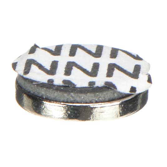 Grade 35 Neodymium, 1.8 lb Max. Pull, North & South Pole Disc Magnet ...