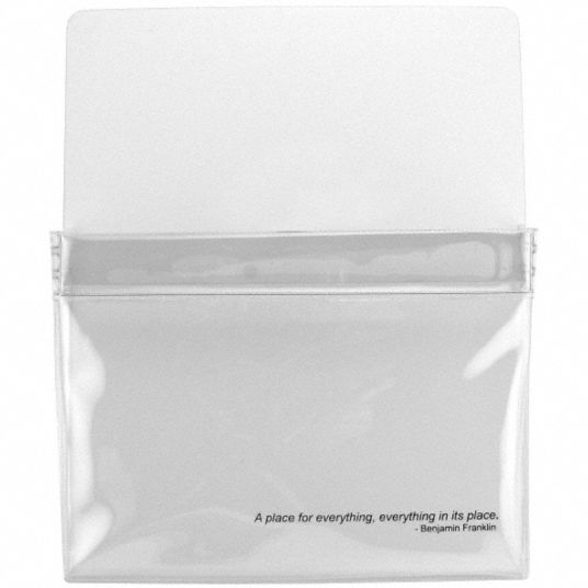 Plastic, Magnetic, Job Ticket Holder - 10E818|10E818 - Grainger