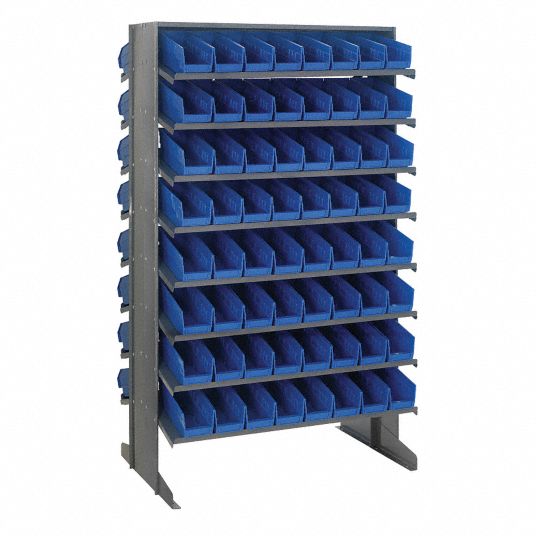 QUANTUM STORAGE SYSTEMS, 36 in x 24 in x 64 in, 2 Sided, Pick Rack ...
