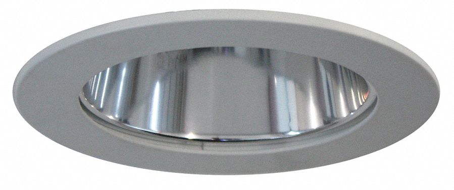 4 in White Reflector Style Halogen, Incandescent, LED Recessed ...