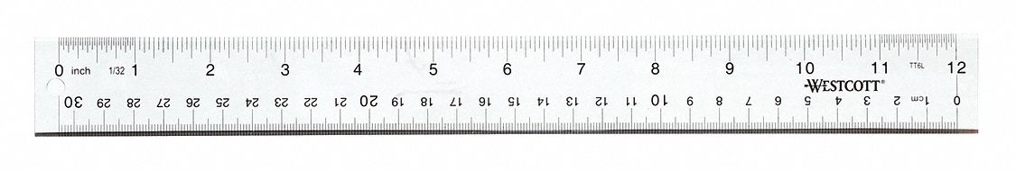 WESTCOTT, 10562, Gen Purpose, Ruler - 10F266|10562 - Grainger