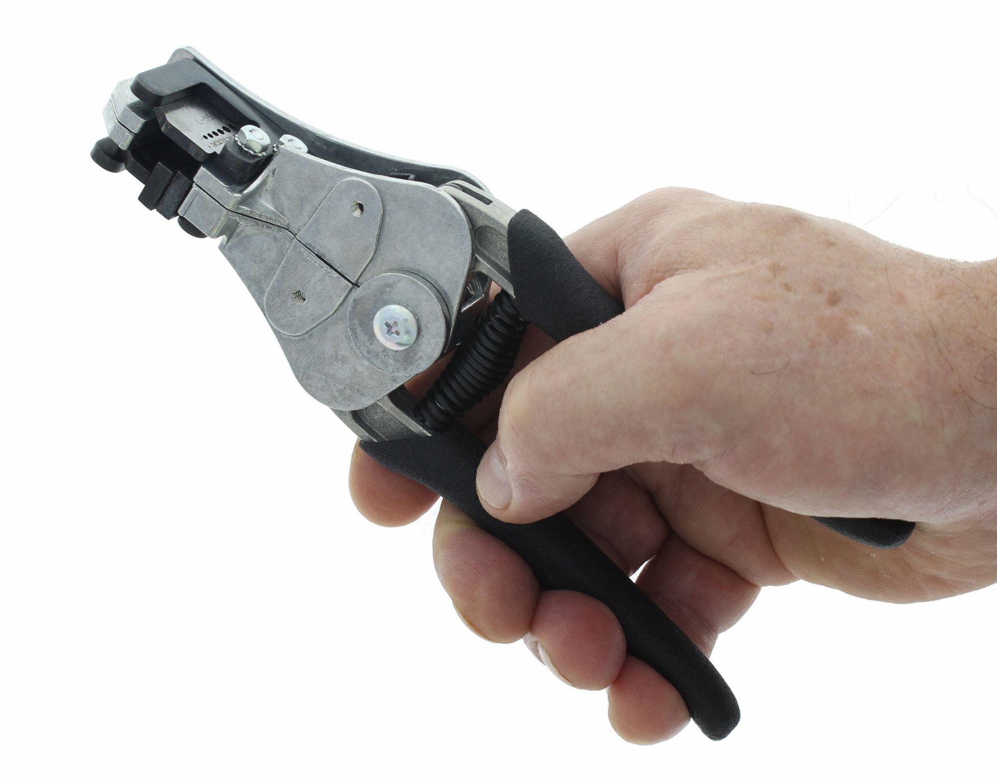 IDEAL Wire Stripper: 26 AWG to 16 AWG, 6 1/2 in Overall Lg, Insulated ...