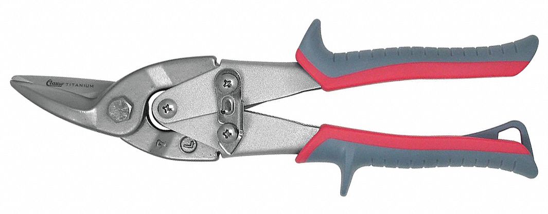 CLAUSS, Left, 9 3/4 in Overall Lg, Aviation Snip - 10F695|18423 - Grainger