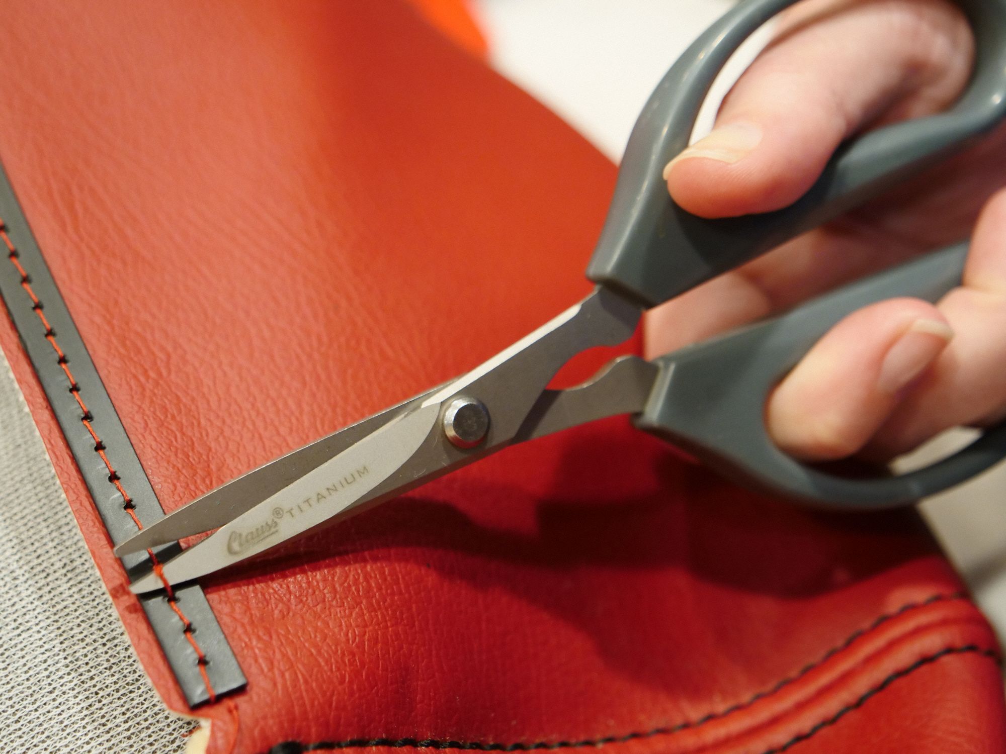 CLAUSS Scissors: Ambidextrous, 6 in Overall Lg, Straight, Titanium ...