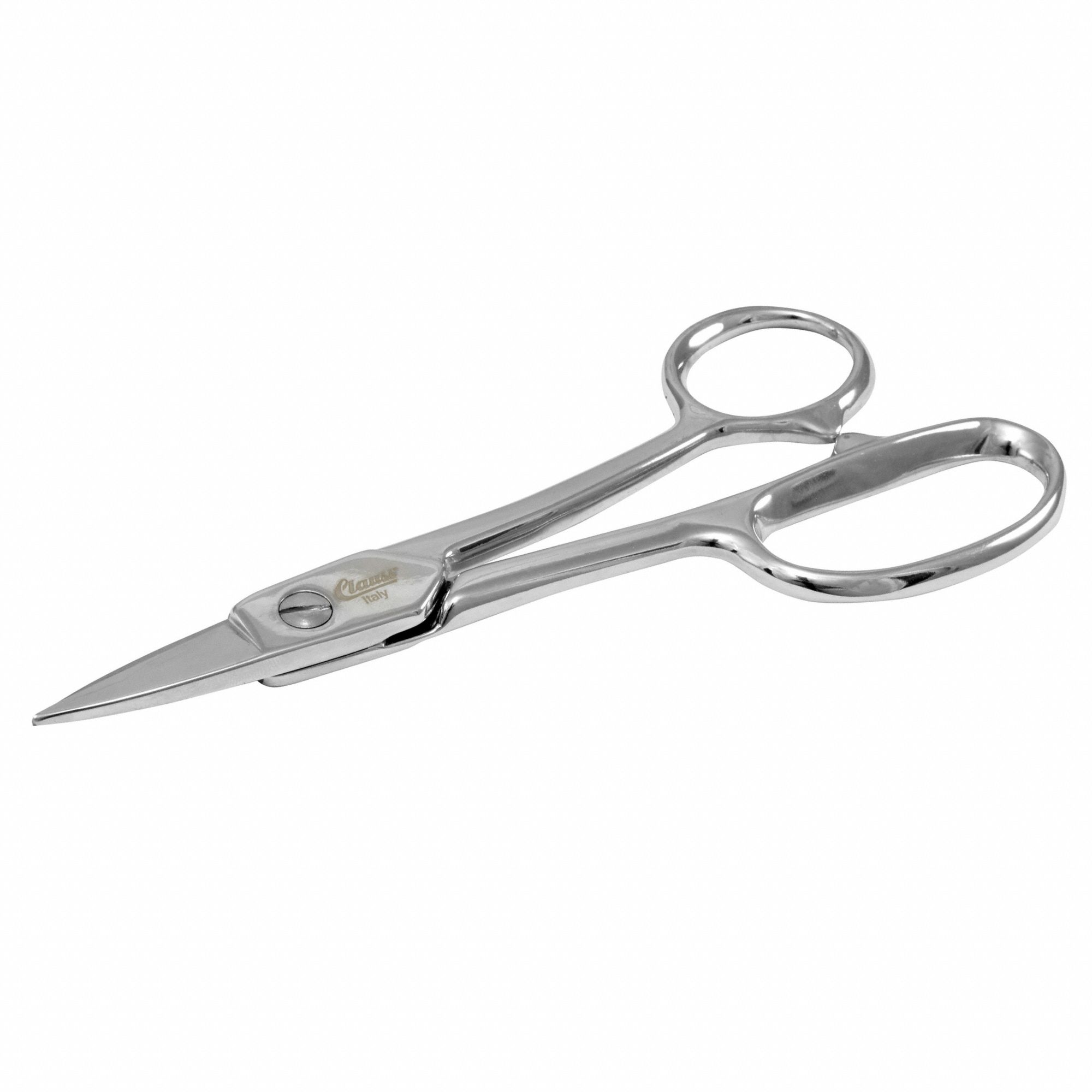 CLAUSS Shears: Right-Hand, 7 in Overall Lg, Straight, Steel, Pointed ...