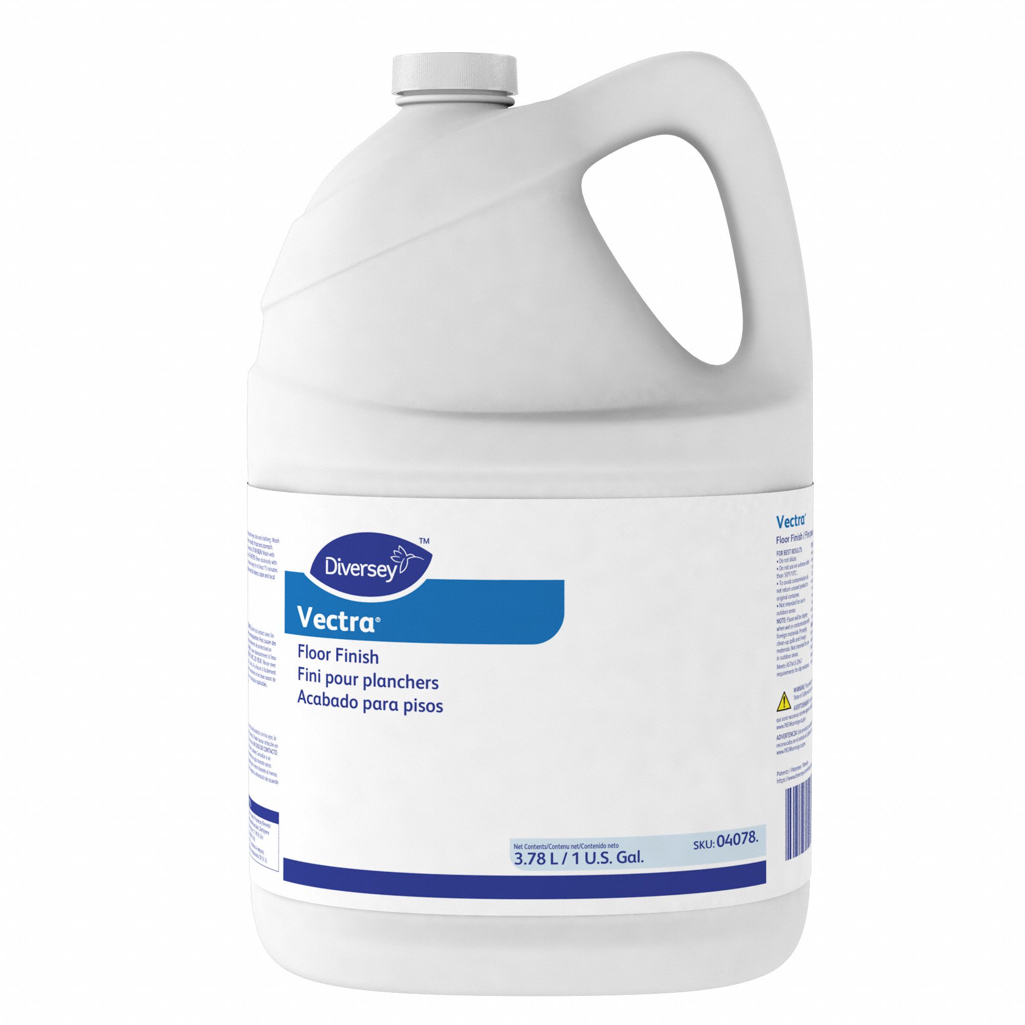 DIVERSEY, Jug, 1 gal Container Size, Floor Finish - 10F949|04078 ...