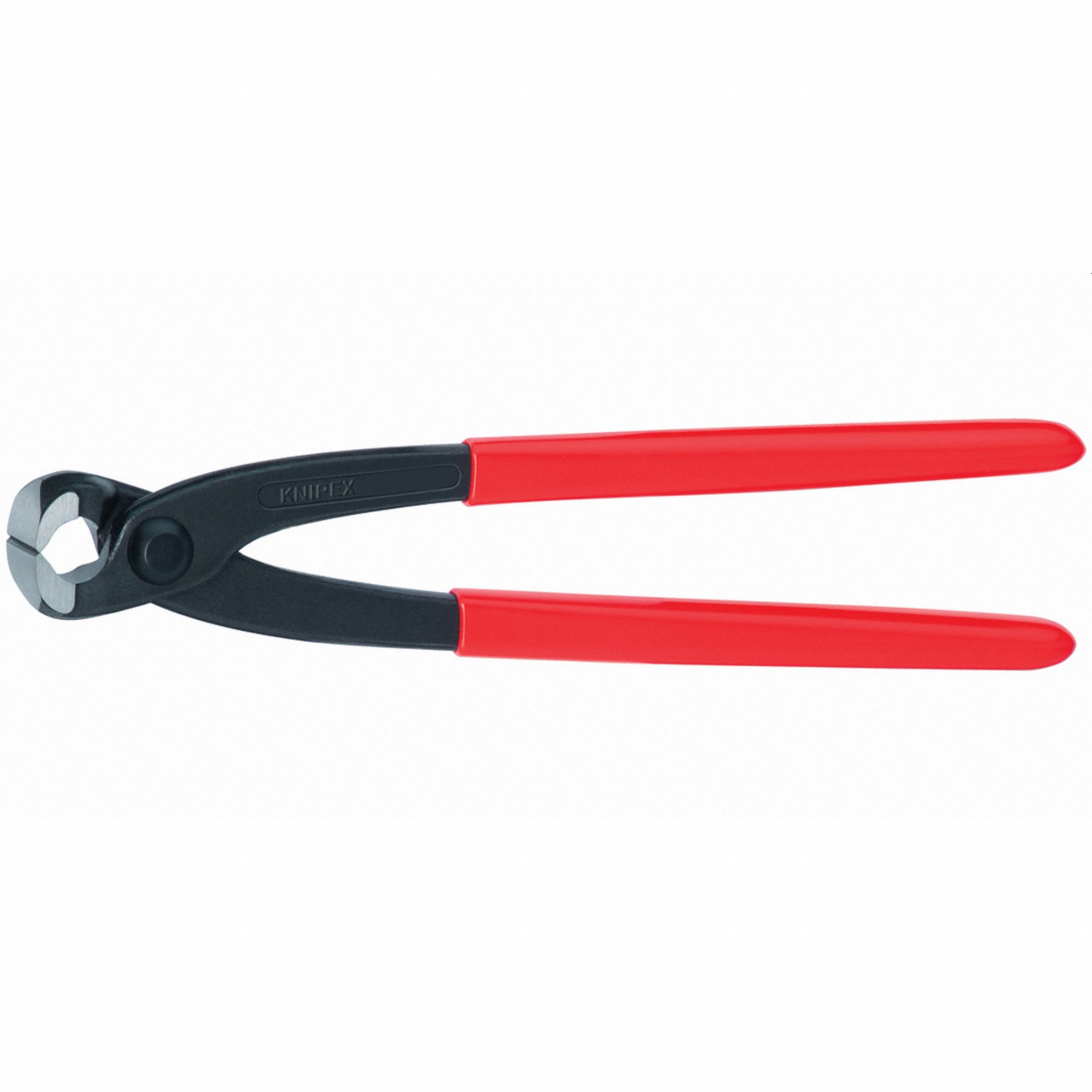 KNIPEX, 8 in Overall Lg, For 0.08 in Max Wire Thick, End Cutting ...