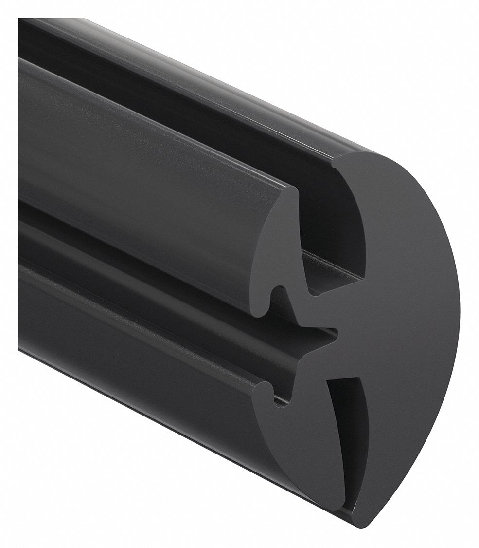 TRIM LOK INC, Two-Piece Key-Locking Locking, 25 ft Overall Lg, Locking ...