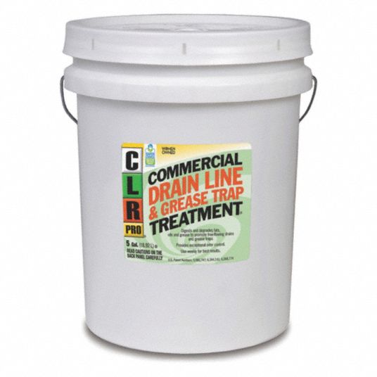 CLR, Bucket, 5 gal, Liquid Drain Maintainer - 10G930|G-GRT-5PRO - Grainger