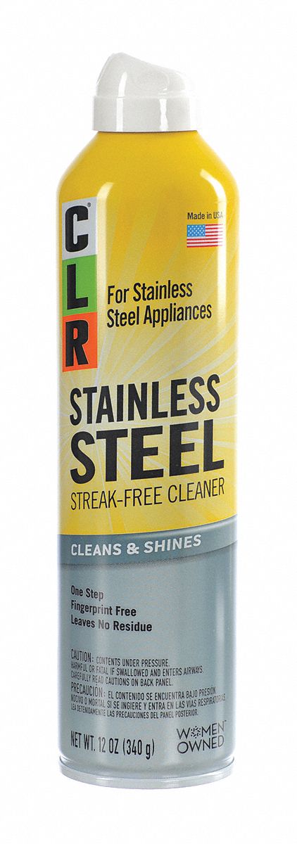 CLR Metal Cleaner, 12 oz. Aerosol Can, Unscented Liquid, Ready to Use ...