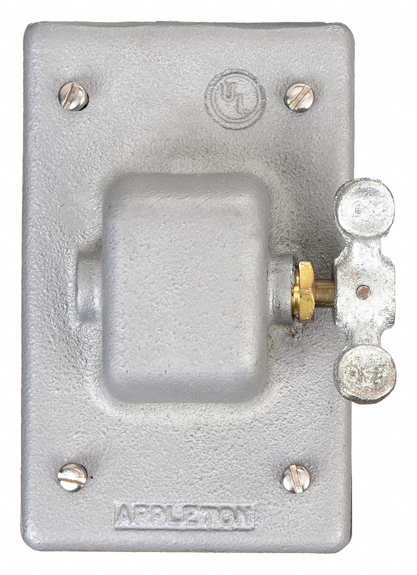 APPLETON ELECTRIC, Malleable Iron, FD/FS, Weatherproof Cover - 10H354 ...