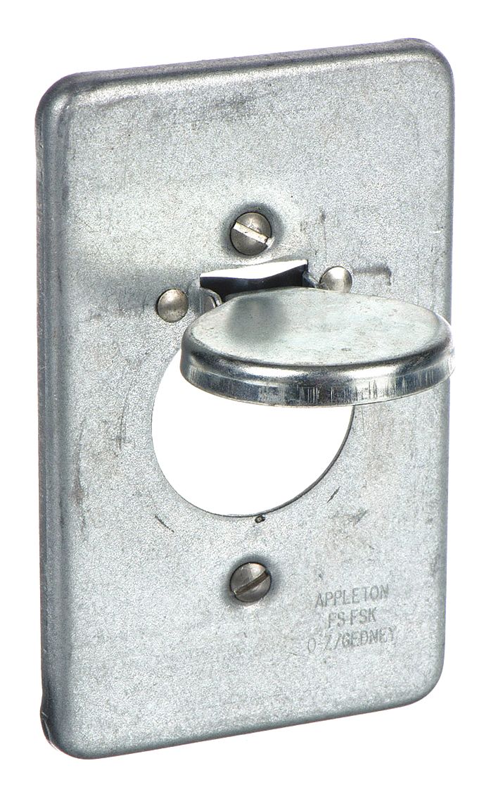 APPLETON ELECTRIC, Steel, FD/FS, Weatherproof Cover - 10H357|FSK-1R-T ...