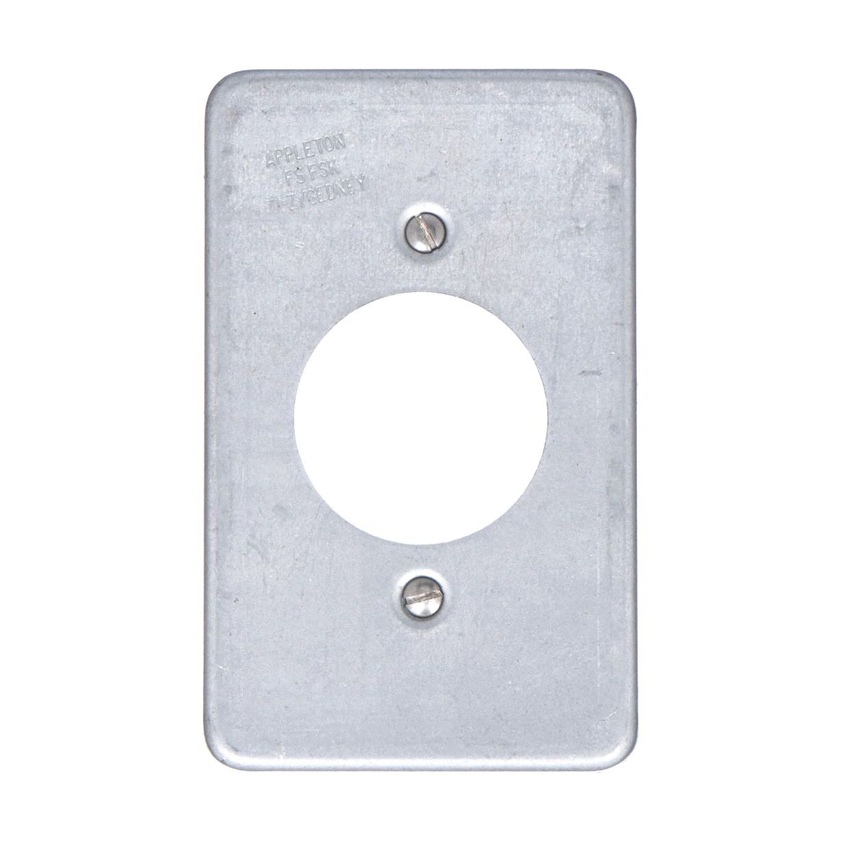 APPLETON ELECTRIC, Steel, FD/FS, Weatherproof Cover - 10H361|FSK1RY ...