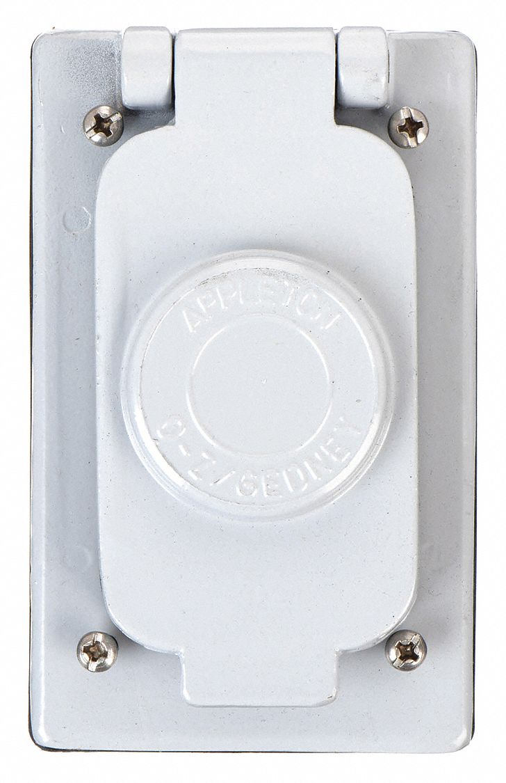 APPLETON ELECTRIC, Copper-Free Aluminum, FD/FS, Weatherproof Cover ...