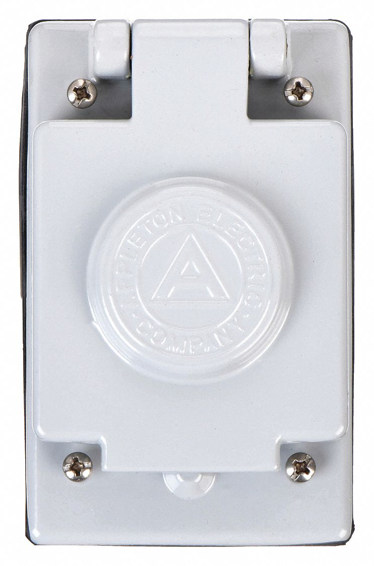 APPLETON ELECTRIC, Copper-Free Aluminum, FD/FS, Weatherproof Cover ...