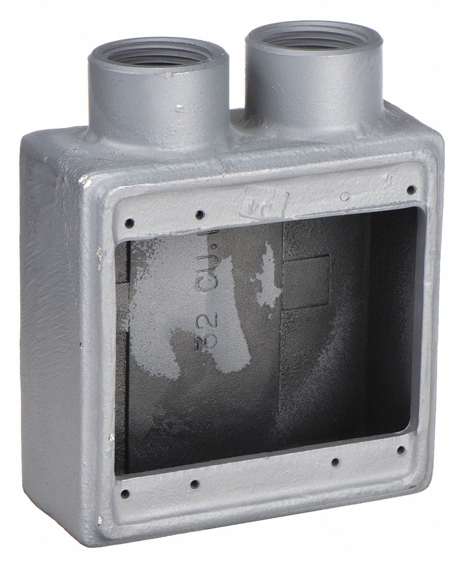 APPLETON ELECTRIC, Iron, Rectangular, Electrical Box - 10H419|FSS-2-100 ...