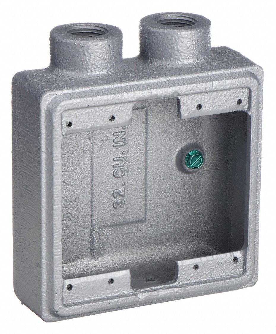 APPLETON ELECTRIC, Iron, Rectangular, Electrical Box - 10H420|FSS-2-50 ...