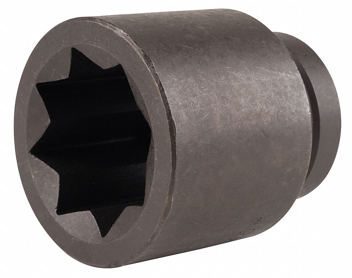 PROTO, 1 in Drive Size, 1 11/16 in Socket Size, Impact Socket - 10H796 ...