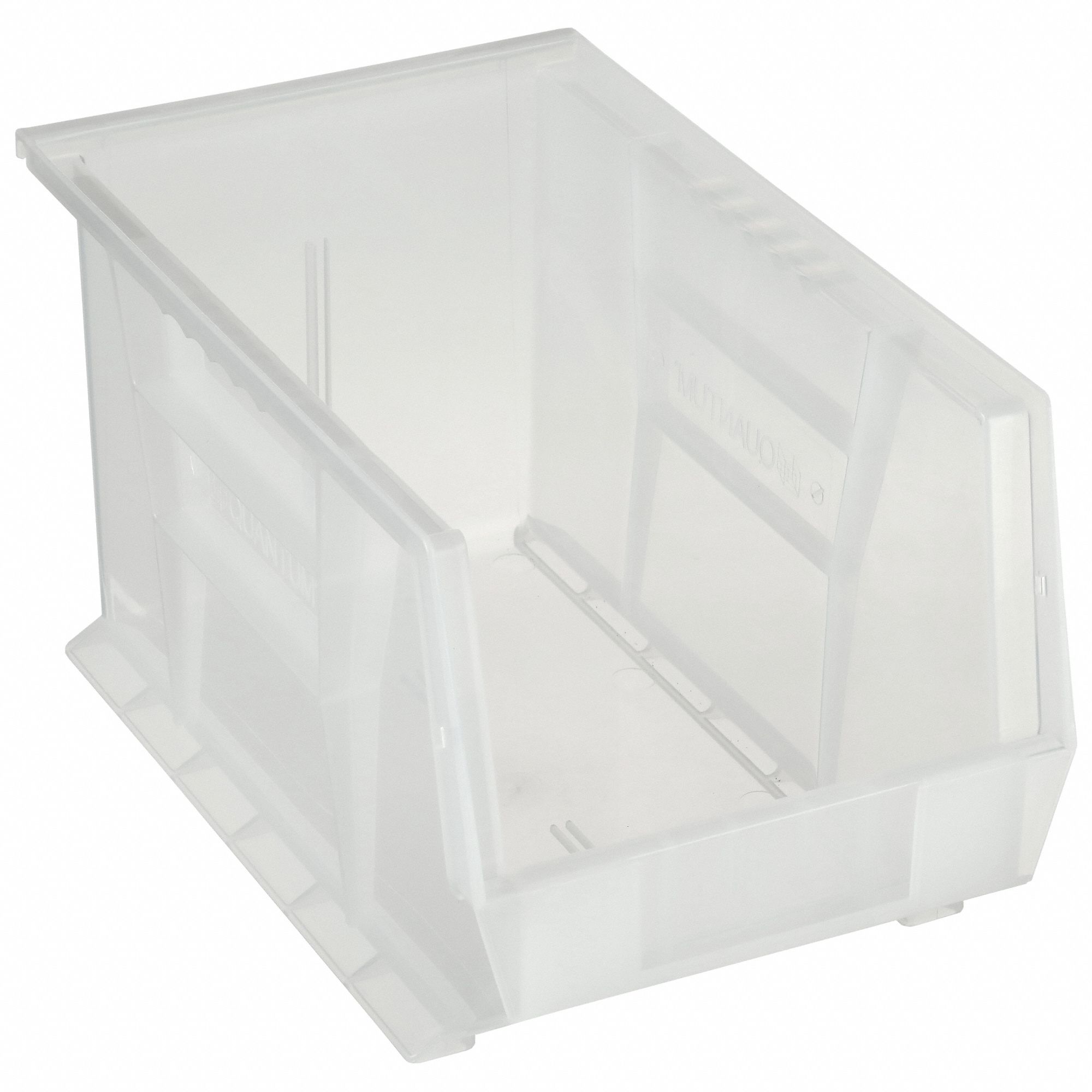 QUANTUM STORAGE SYSTEMS, 8 1/4 in x 13 5/8 in x 8 in, Clear, Hang and ...