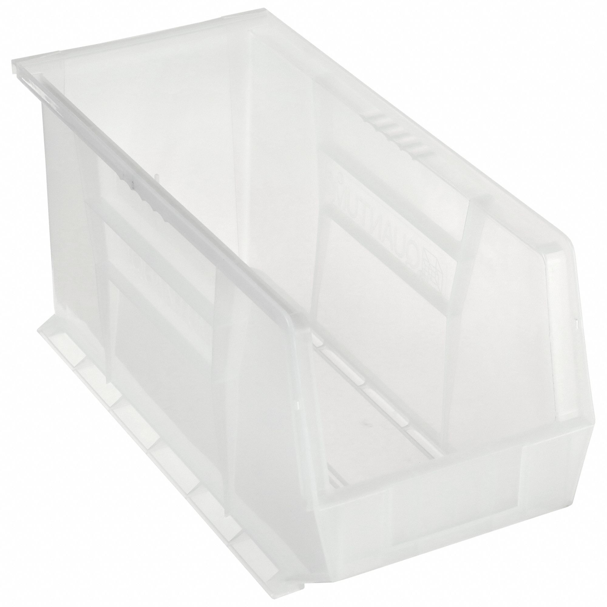 QUANTUM STORAGE SYSTEMS, 8 1/4 in x 18 in x 9 in, Clear, Hang and Stack ...