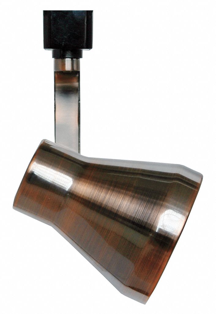 LUMAPRO Track Lighting Head: Halogen/Incandescent/LED, Bronze, 75 W Max ...