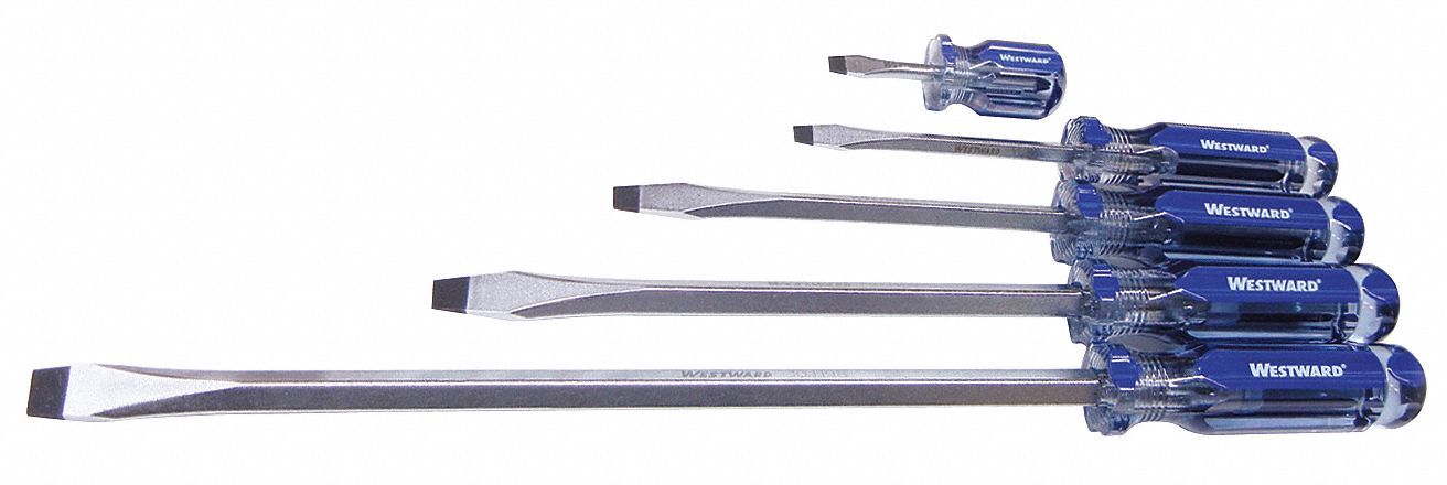 WESTWARD Screwdriver Set, Keystone, Number of Pieces 5 - 10J217|10J217 ...