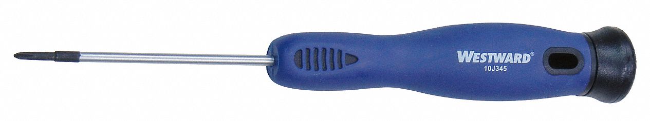 WESTWARD, Std Lg, Not ESD Safe, Precision Phillips Screwdriver - 10J345 ...
