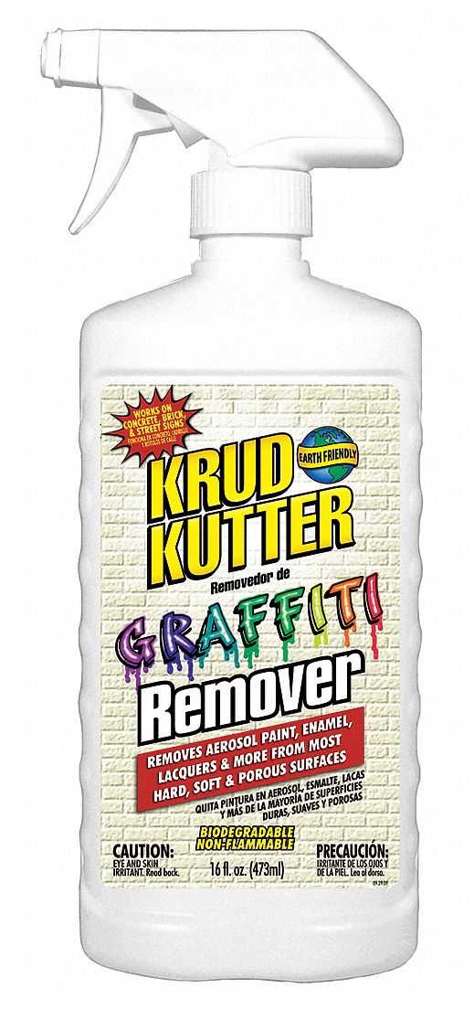 KRUD KUTTER, Trigger Spray Bottle, 16 oz, Graffiti Remover - 10K016 ...