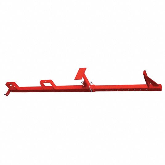 3 3/4 ft x 5 1/2 in, Temporary, Guardrail Clamp - 10K038|10K038 - Grainger