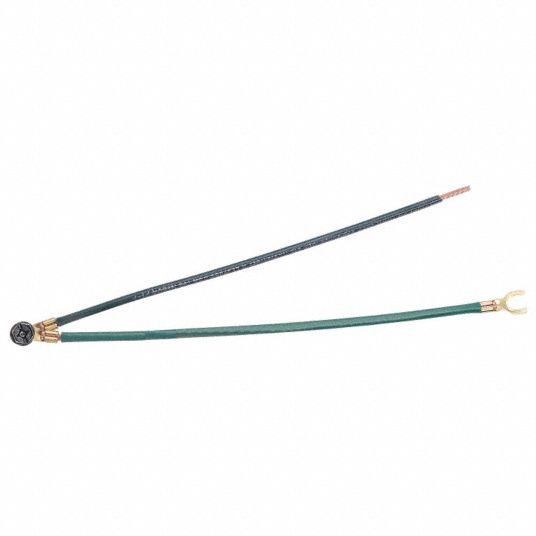 IDEAL Grounding Pigtail: Copper, Green, Fastening Ground Conductor, 25 ...