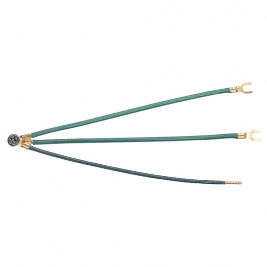 IDEAL, Copper, Green, Grounding Pigtail - 10K066|30-3289 - Grainger