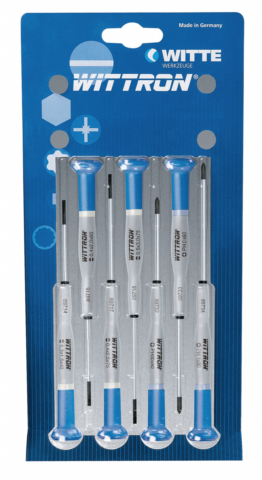 Precision Screwdriver Set, Number of Pieces 7 - Grainger
