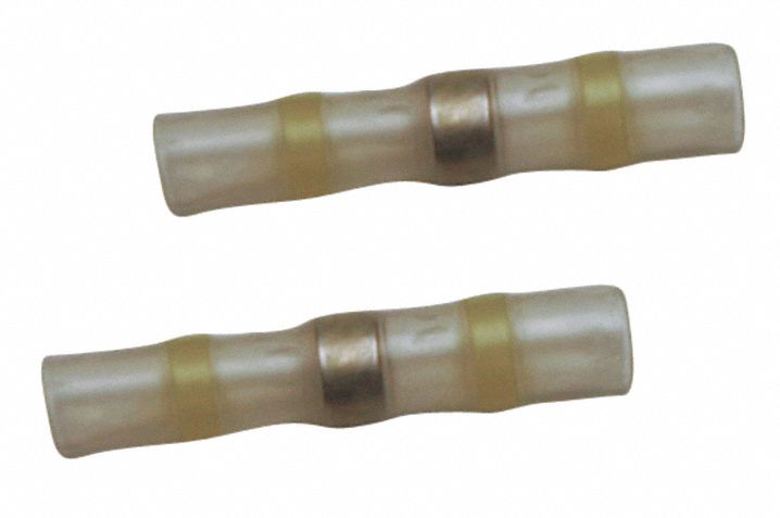 TE CONNECTIVITY Conector de Empalme, Rango 12 a 10 AWG, Termoencogible ...