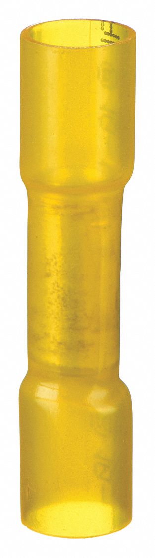 TE CONNECTIVITY, Crimp Termination, Yellow, Splice Connector - 10K505 ...