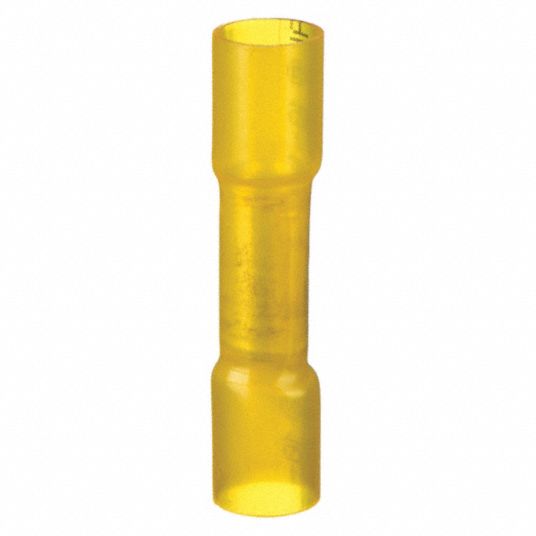 TE CONNECTIVITY, Crimp Termination, Yellow, Splice Connector - 10K505 ...