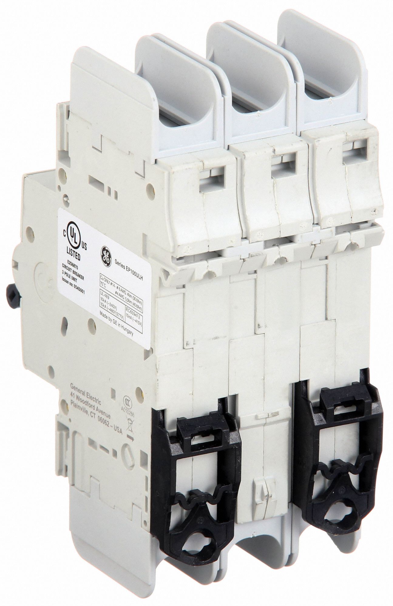 GE IEC Miniature Circuit Breaker: 30 A Amps, 110V DC, 10kA at 240V AC ...