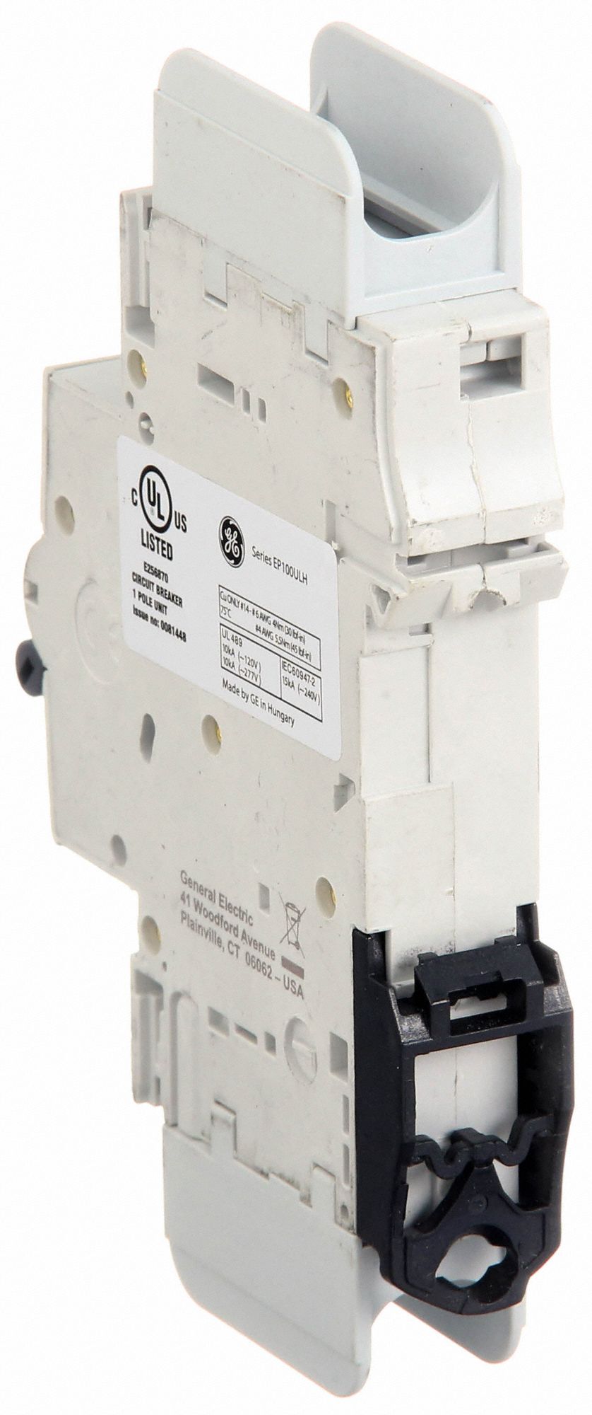 ABB IEC Miniature Circuit Breaker: 5 A Amps, 50V DC, 10kA at 120V AC, Screw Clamp - 10K765 ...